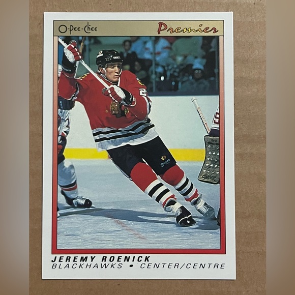 O-Pee-Chee | Toys | 52 Jeremy Roenick 99091 Opeechee Premier Rookie Rc ...
